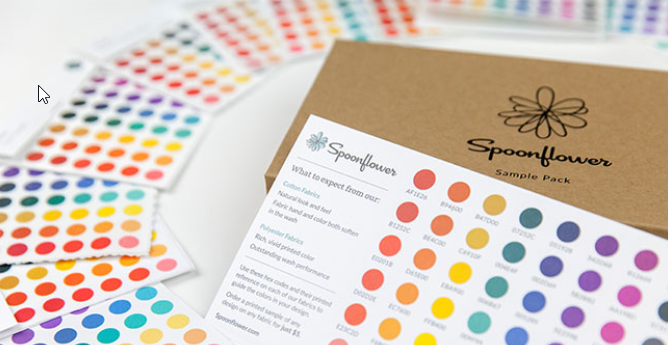 J’ai testé Spoonflower : les tissus à la demande ! - La Dispersée
